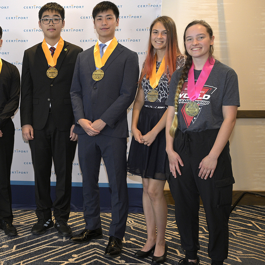 World champion medal for 2D Animation | Francis Tuttle Technology Center
